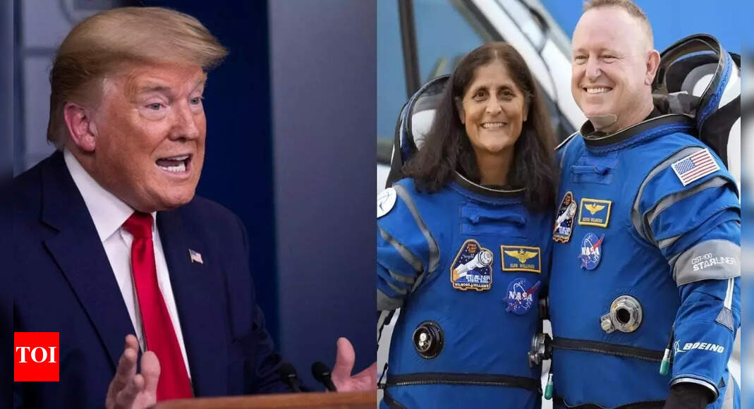 NASA credits Donald Trump for making Butch Wilmore and Sunita Williams ...