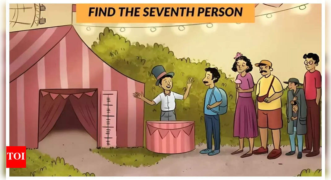 Optical illusion: Only those with 20/20 vision can find the seventh ...