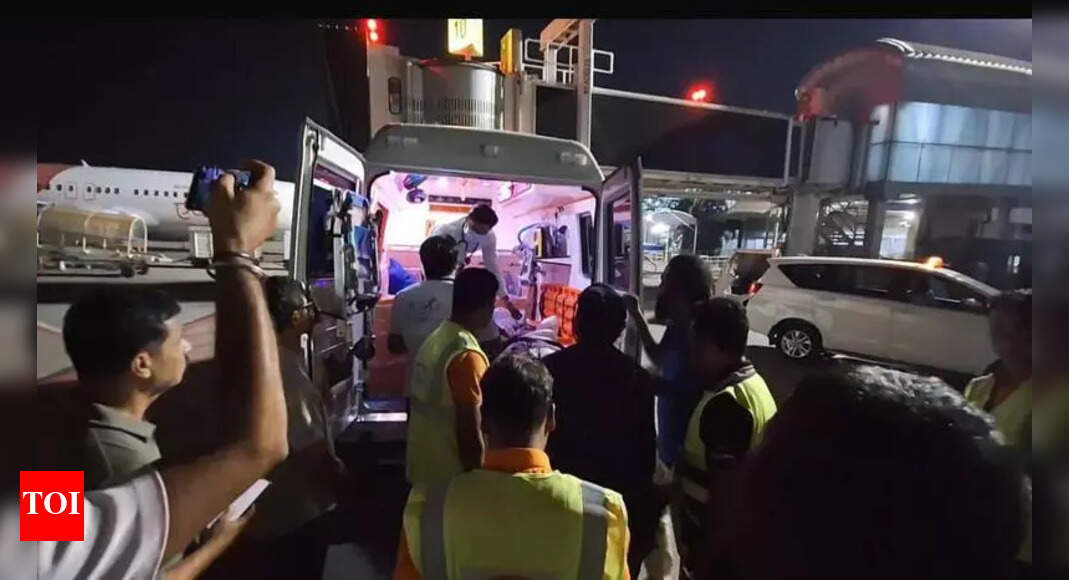 Police create green corridor to transport accident victim from airport ...