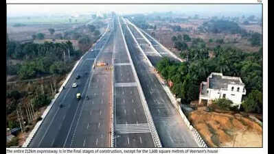 Missing the plot: One house holds up Delhi-Doon Expressway; owner moved ...