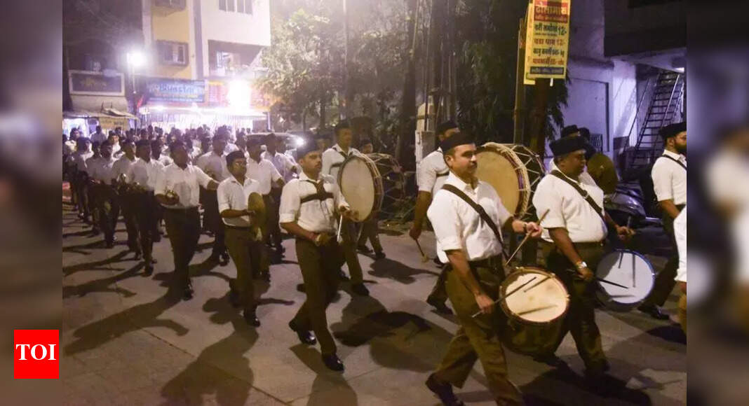 RSS centenary route march to pass through riot-hit Mahal amid ...