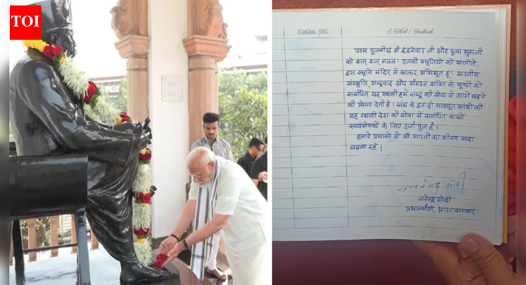'Inspires us to serve the nation': PM Modi's note on RSS founder ...