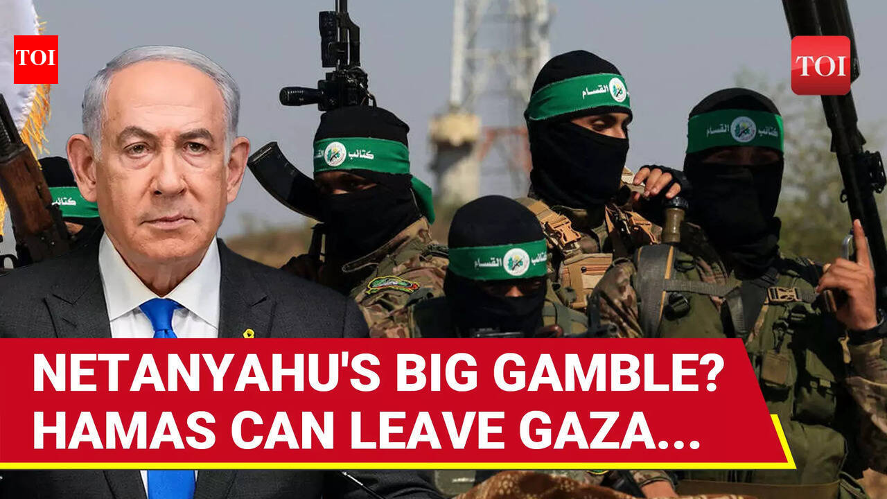 Netanyahu: Hamas Fighters Can Leave Gaza if They Surrender, Ceasefire ...