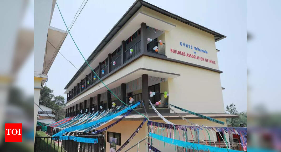 Landslide-hit school in Wayanad gets new building | Kozhikode News ...