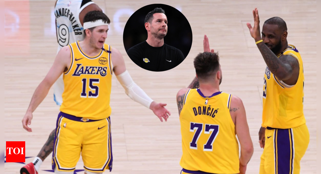 LeBron James, Luka Doncic, and Austin Reaves answer J.J. Redick’s challenge as Los Angeles ...