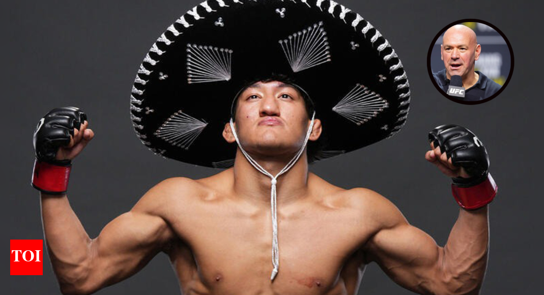 Mexican fighter Raul Rosas Jr. thanks Dana White for the UFC bout ...