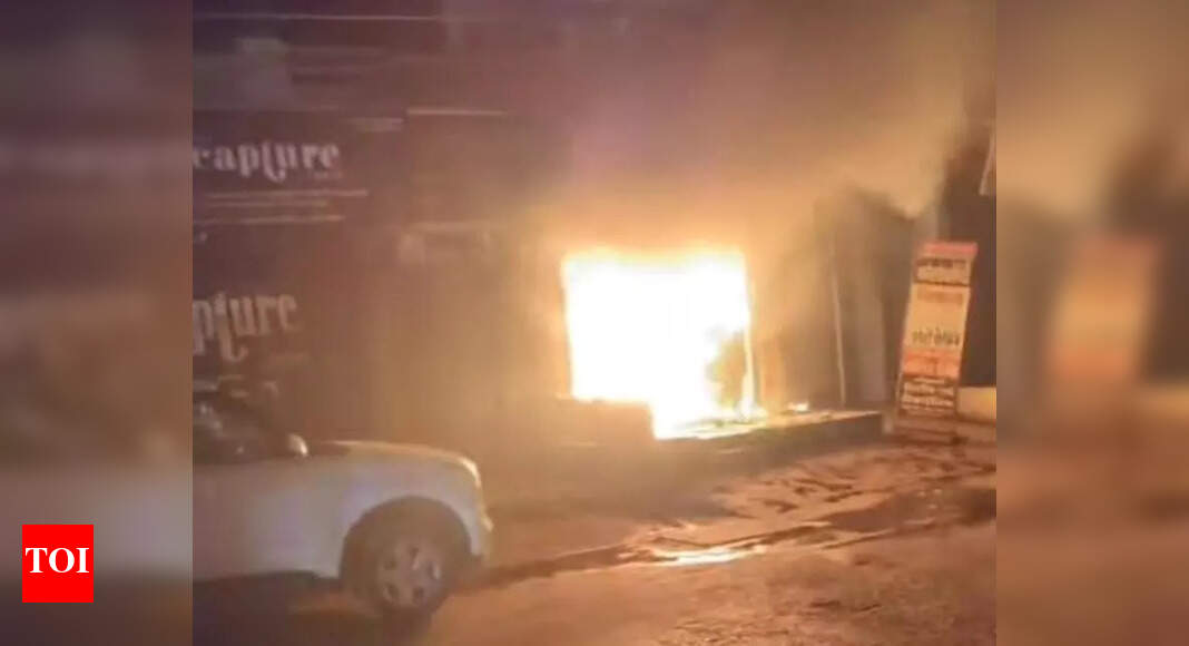 Massive fire at factory on Sanwer Road | Indore News - The Times of India
