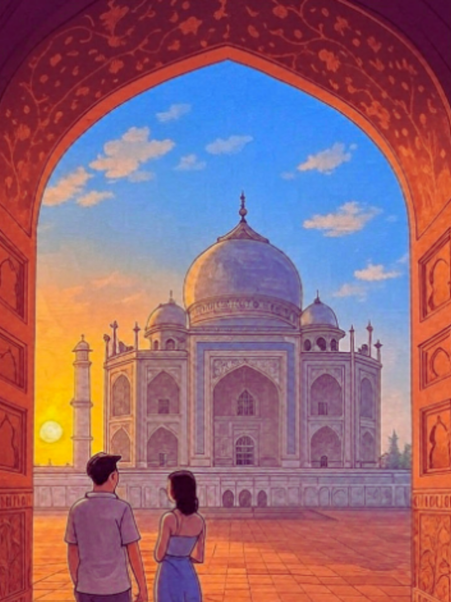 In pics: When India’s popular UNESCO sites get a Ghibli makeover - hit ...