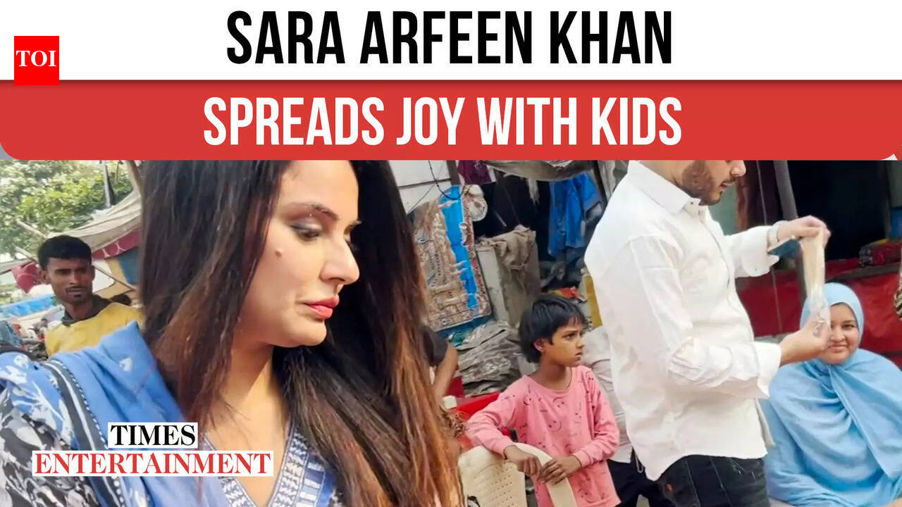 Sara Arfeen Khan spreads joy with kids