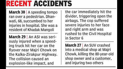 Bustling Majri Chowk a commuter’s nightmare | Chandigarh News - The ...