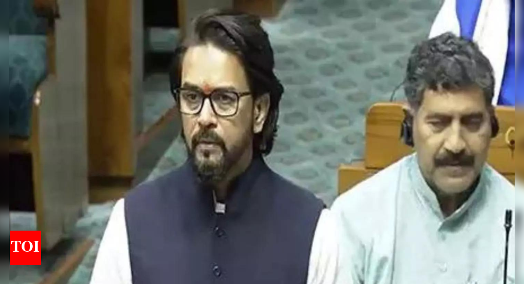 In Anurag Thakur's Lok Sabha speech on Waqf Bill, mention of a Congress leader and Karnataka ...