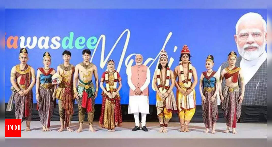 PM Modi showcases India’s spiritual legacy worldwide | India News - The ...