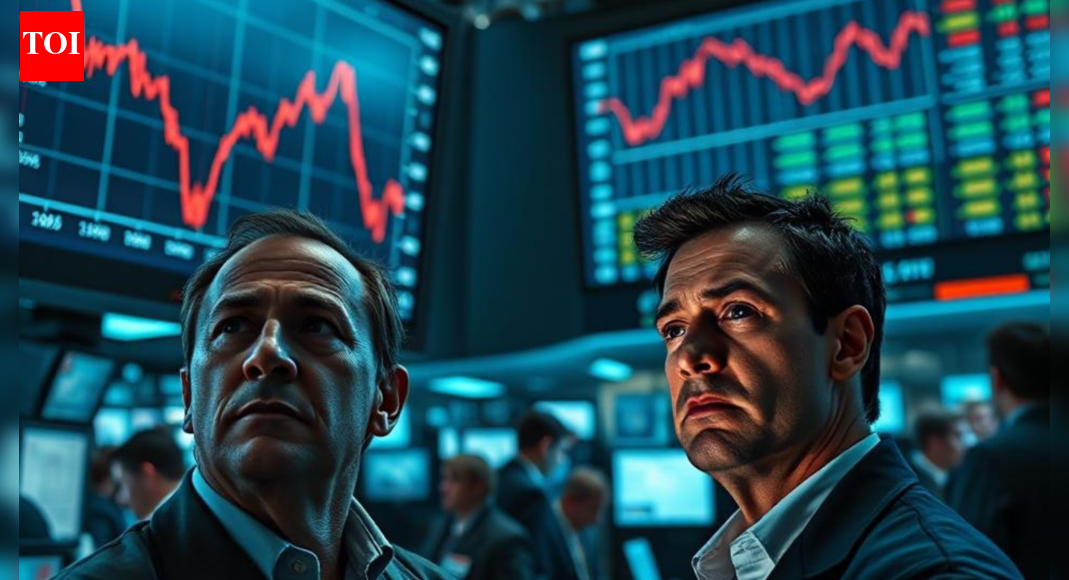 Dow Jones drops 1,400 points as US stock market leads global sell-off ...