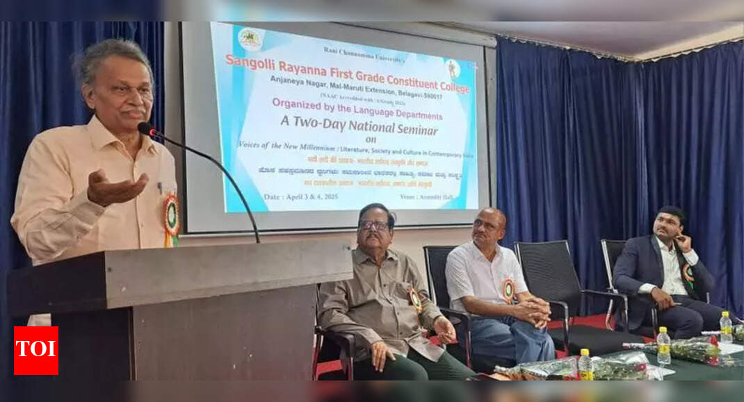 Give importance to human knowledge: Baraguru Ramachandrappa | Hubballi ...