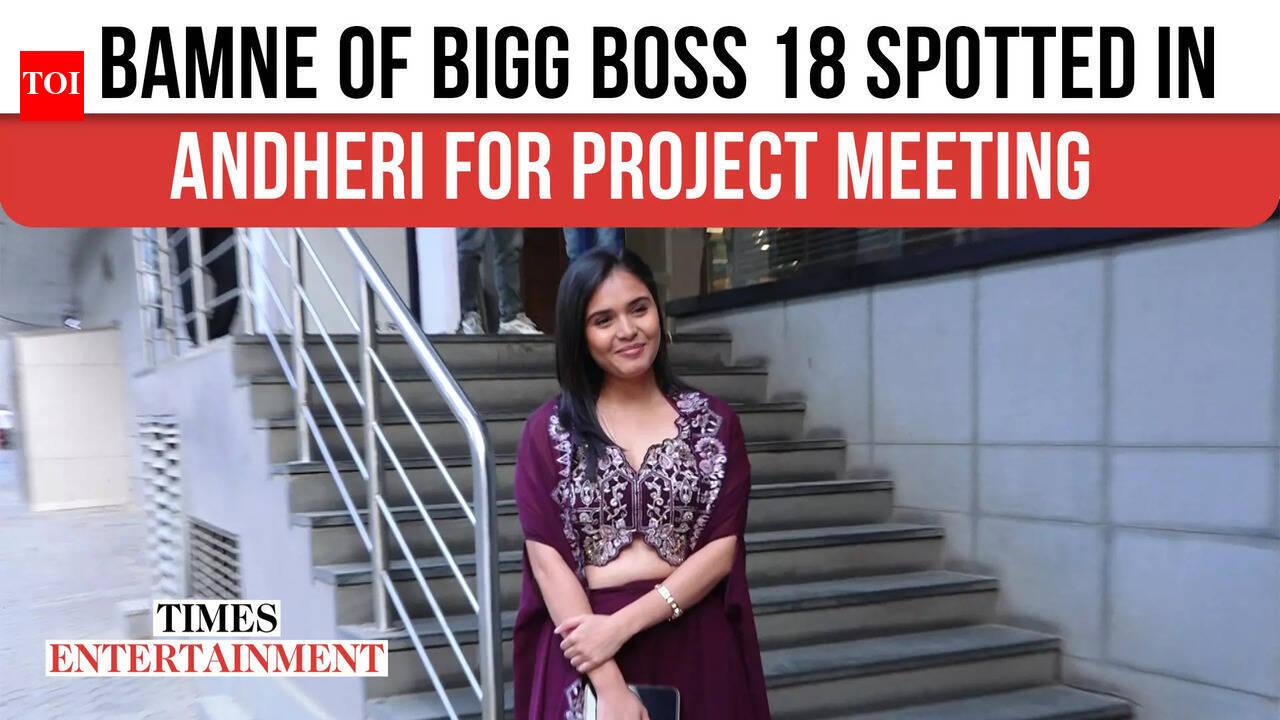 Muskan Bamne of Bigg Boss 18 Spotted in Andheri for Project Meeting