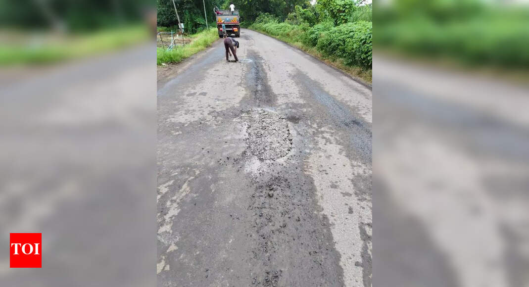 Brace for pothole-ridden state highways this monsoon as PWD struggles ...