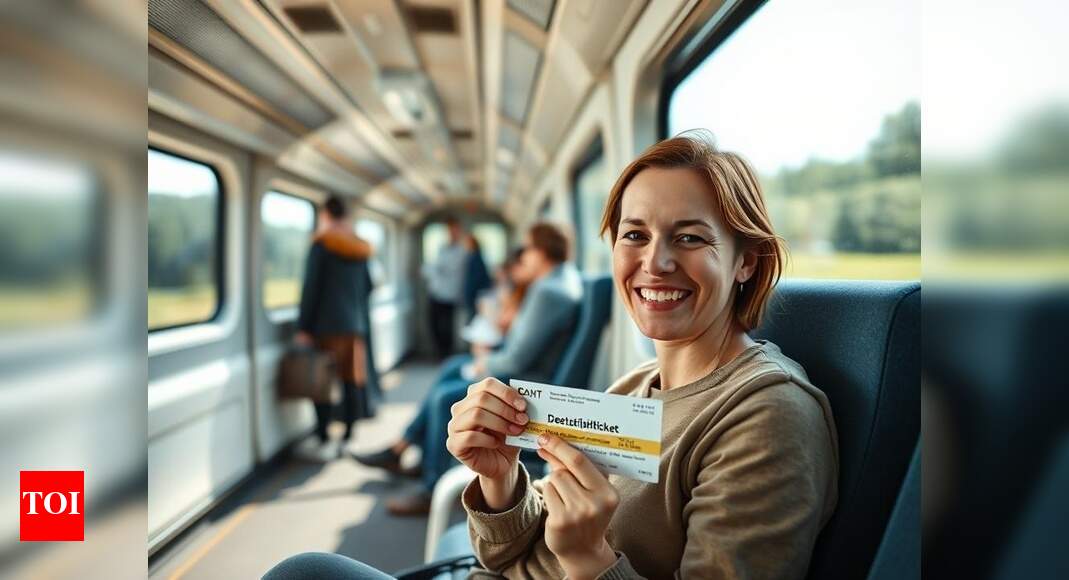 Germany's 'Deutschland' ticket helps environment: Study - The Times of ...