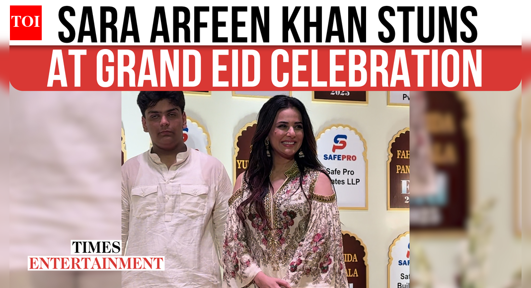Sara Arfeen Khan Stuns at Grand Eid Celebration