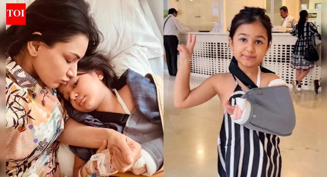Smriti Khanna’s elder daughter Anayka undergoes surgery for a fracture ...