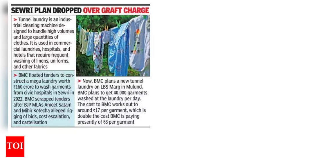 BMC’s fresh bid for 150cr tunnel laundry, this time in Mulund, meets ...