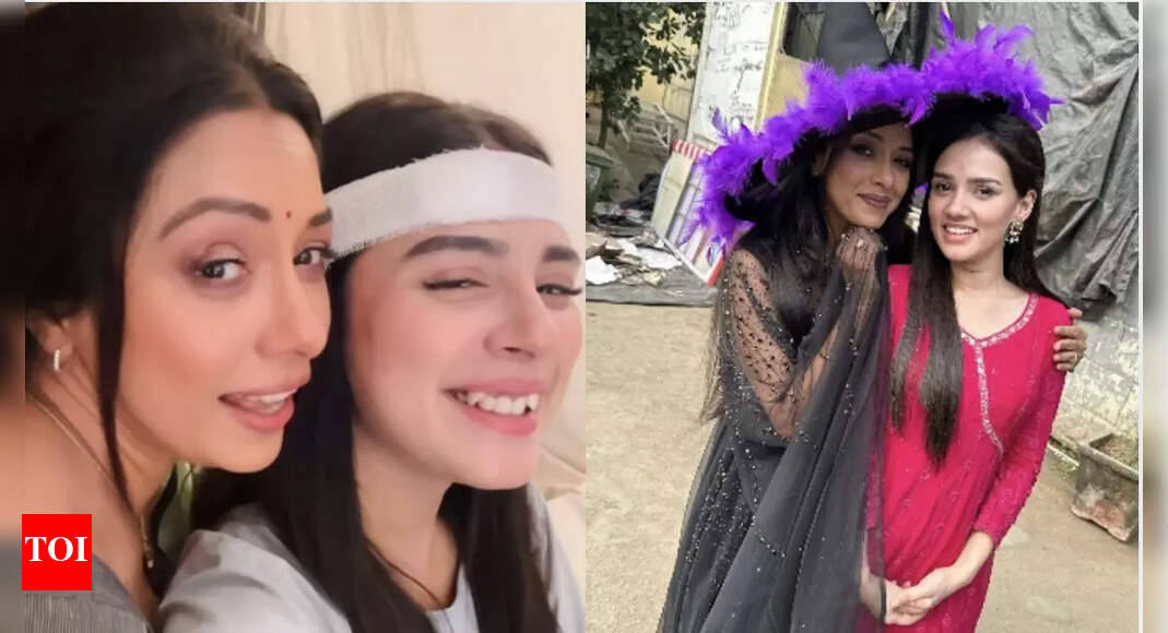 TV fame Rupali Ganguly celebrates her 48th birthday; Adrija Roy, Nishi ...