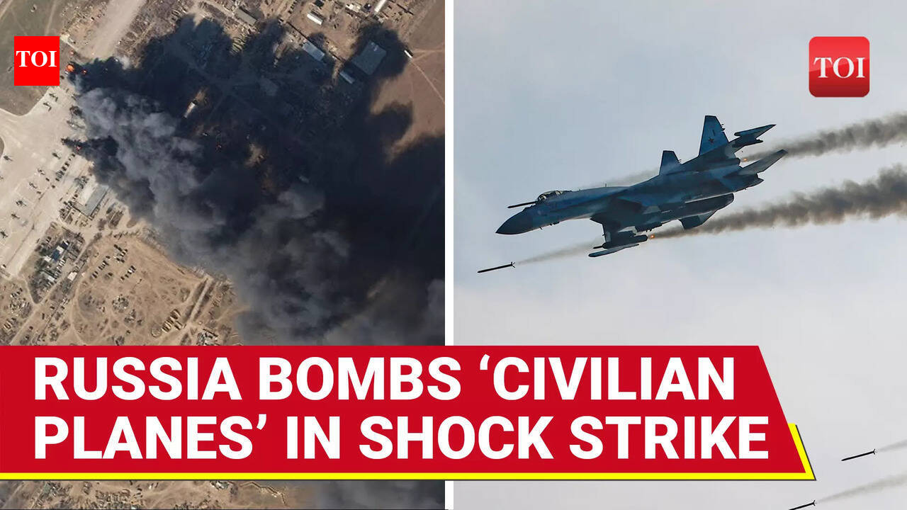 Russia 'Levels' Ukrainian Airfield, Bombards Five Aircraft In Shock ...