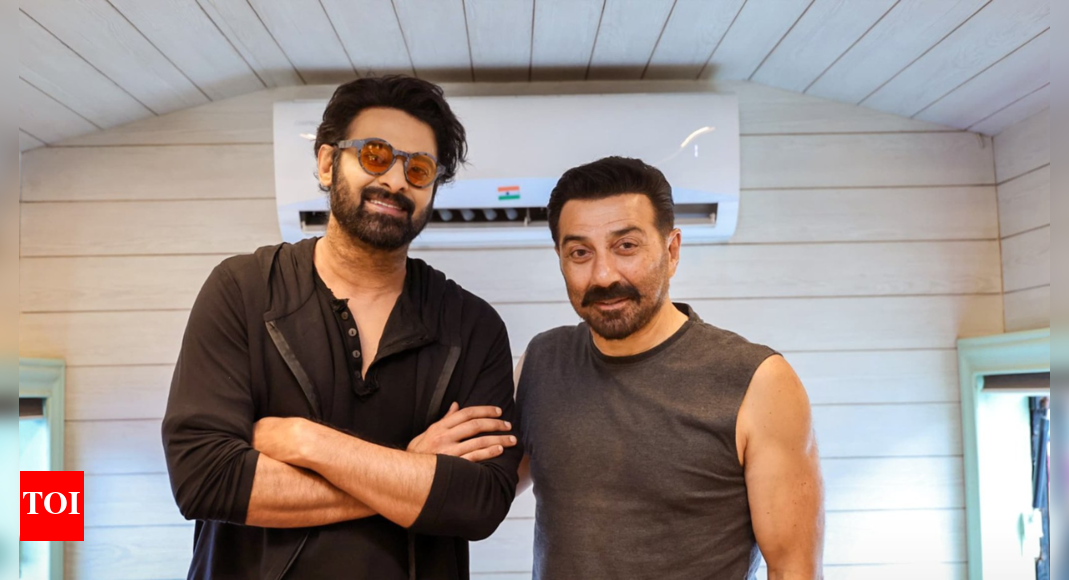 Prabhas visits Sunny Deol on sets of 'Jaat'; Director Gopichand Malineni calls it an ...