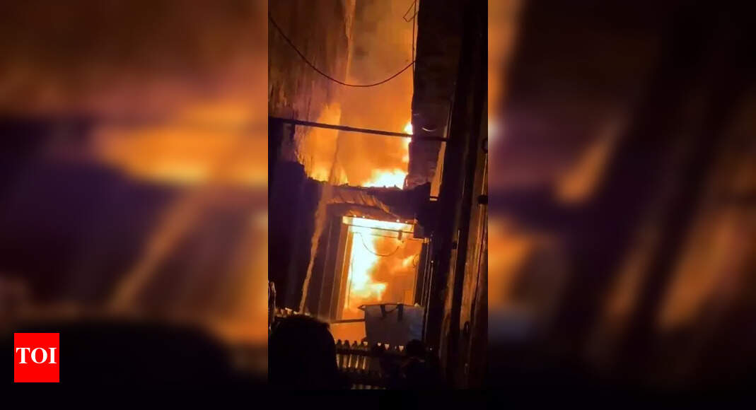 Fire erupts in incense stick factory, second blaze in Ghaziabad in 3 days | Noida News - The ...