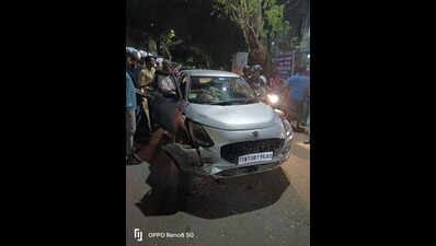 Underage driving: 14-year-old boy crashes dad’s car in Chennai; hits auto, pedestrian | Chennai ...