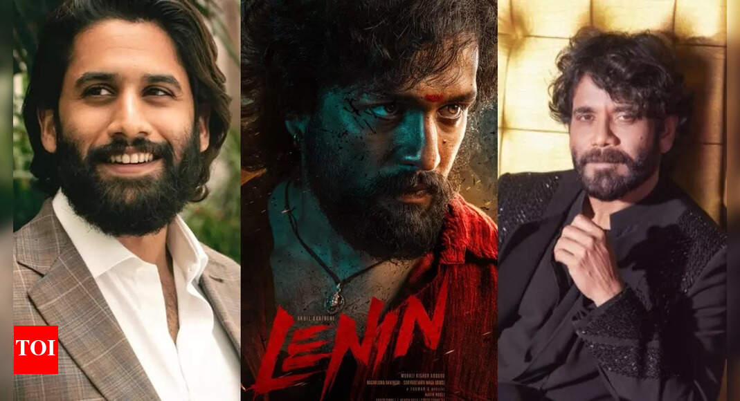 Akhil Akkineni's 'Lenin' glimpse unveiled: Nagarjuna and Naga Chaitanya ...