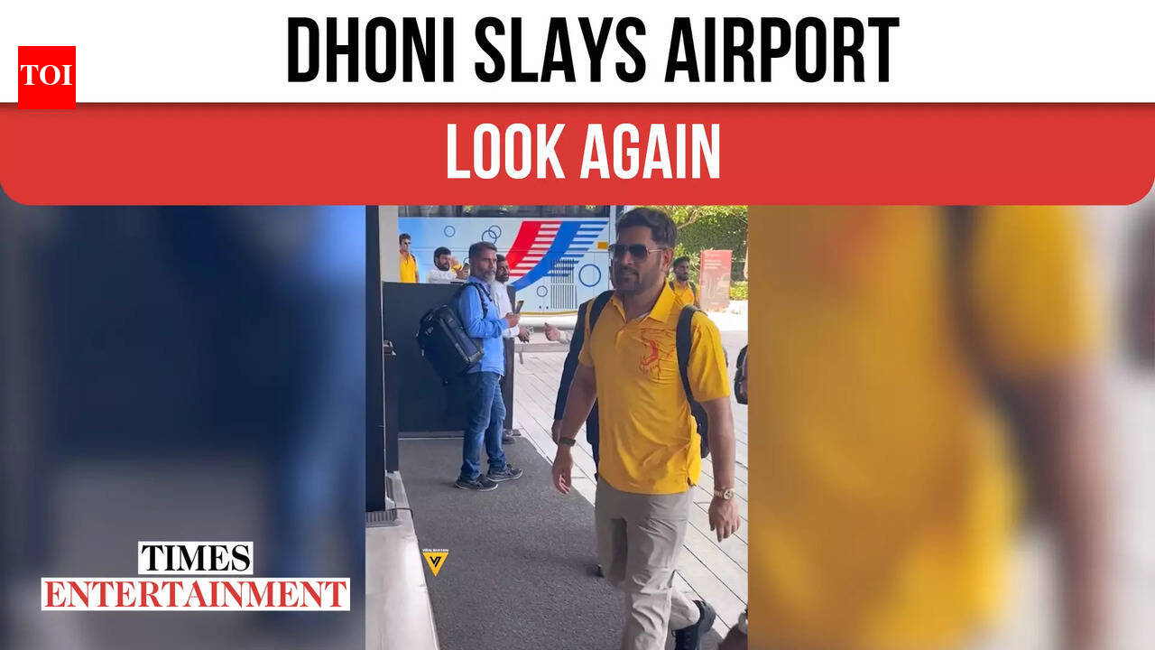 Dhoni Slays Airport Look Again