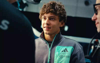 Mercedes rookie Kimi Antonelli finds juggling studies with racing ...