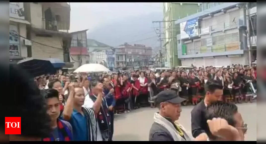 Hundreds rally in Kohima against India-Myanmar border fencing ...