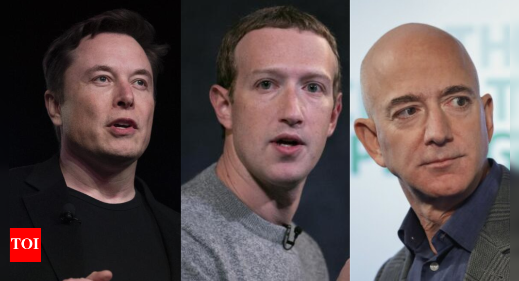 How many billions Elon Musk, Jeff Bezos and Mark Zuckerberg have lost ...