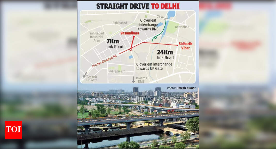 Cloverleaf set to connect Vasundhara, Delhi soon | Noida News - The ...