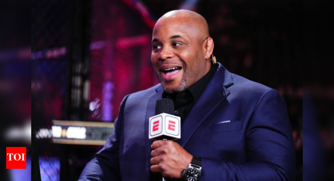 WWE’s Julius Creed slams Dan Hellie through a table at UFC 314 weigh-in ...