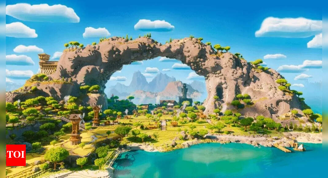 How to craft Minecraft Movie world in-game without a seed? | Esports ...
