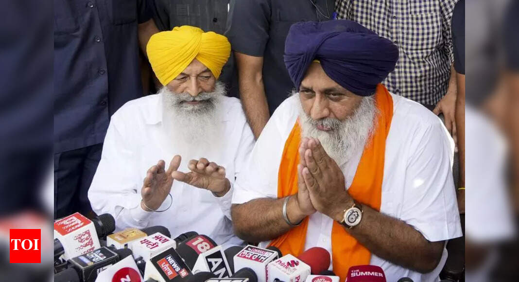 3 months after okaying of resignation, Sukhbir Badal back as Shiromani Akali Dal chief ...