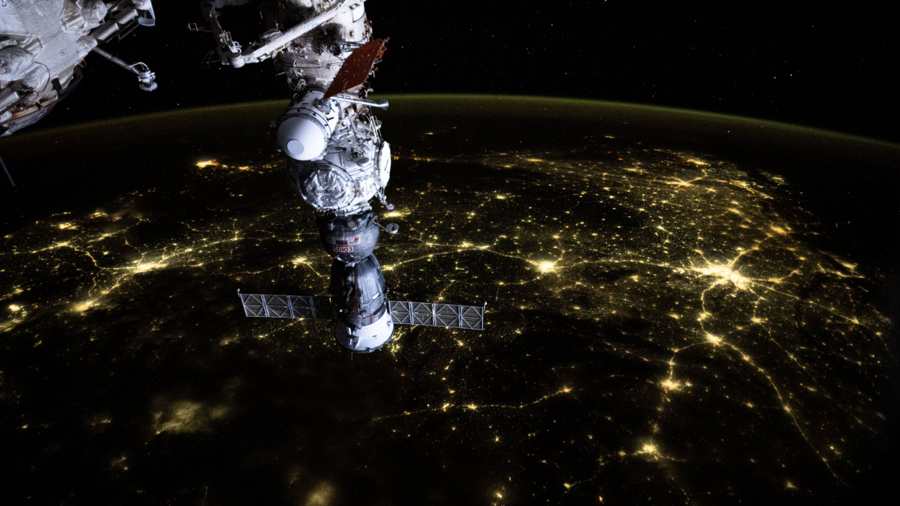 Earth From Space At Night