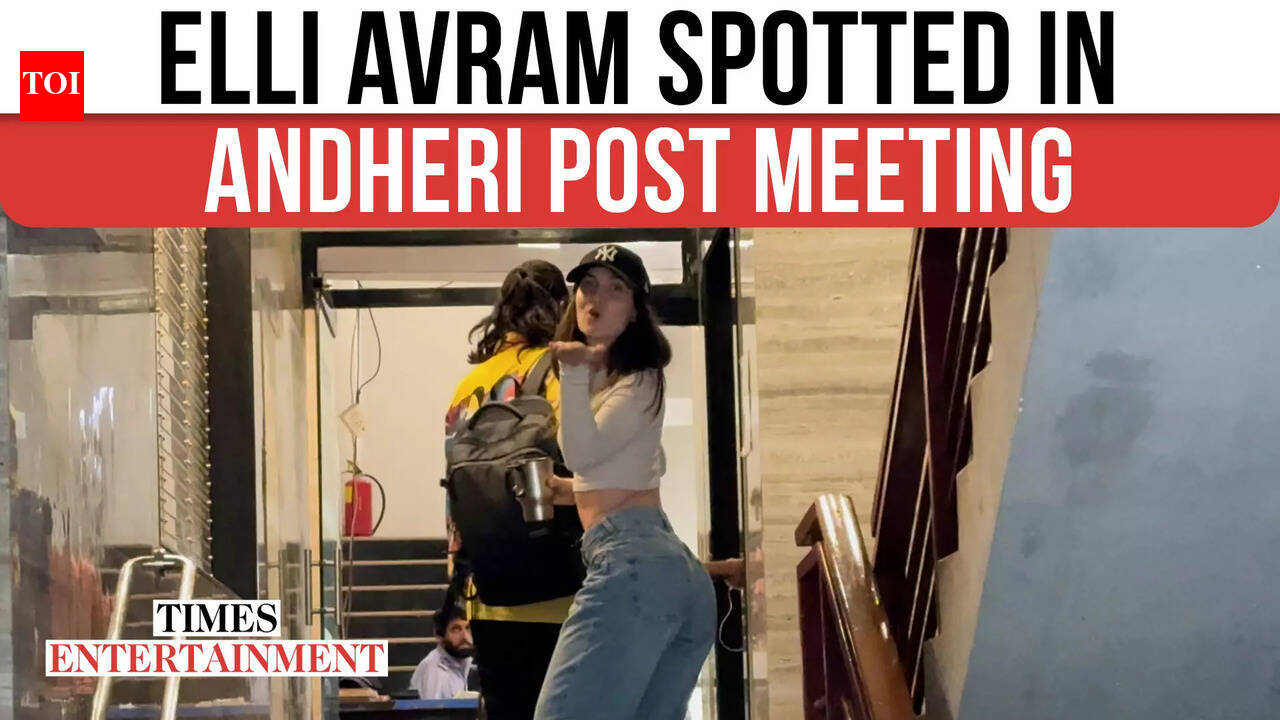 ELLI AVRAM SPOTTED IN ANDHERI POST MEETING