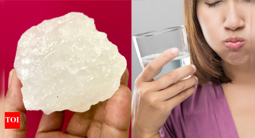Phitkari Gargle: 5 benefits of gargling with alum water - The Times of ...