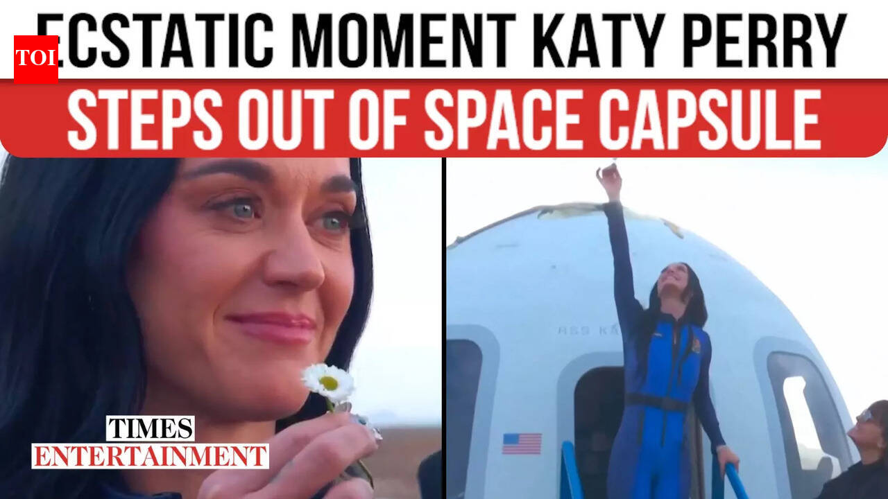 Katy Perry Cries On Safe Return To Earth, Reveals What She Experienced ...