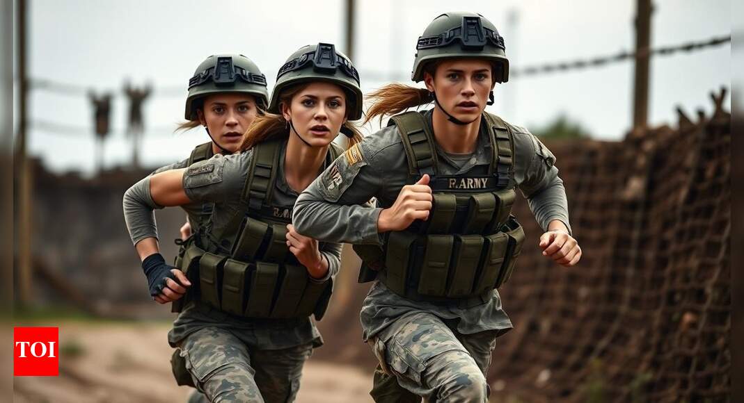 Female soldier becomes the first woman to compete in the grueling Army ...