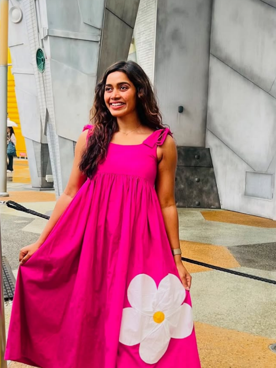 In pics: Attractive looks of Tharshika | Times of India