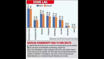 Leaked caste census data reveals starkgender imbalances among OBCs | Bengaluru News - The Times ...