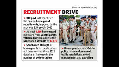 Govt sanctions 2,500 new home guard posts - The Times of India