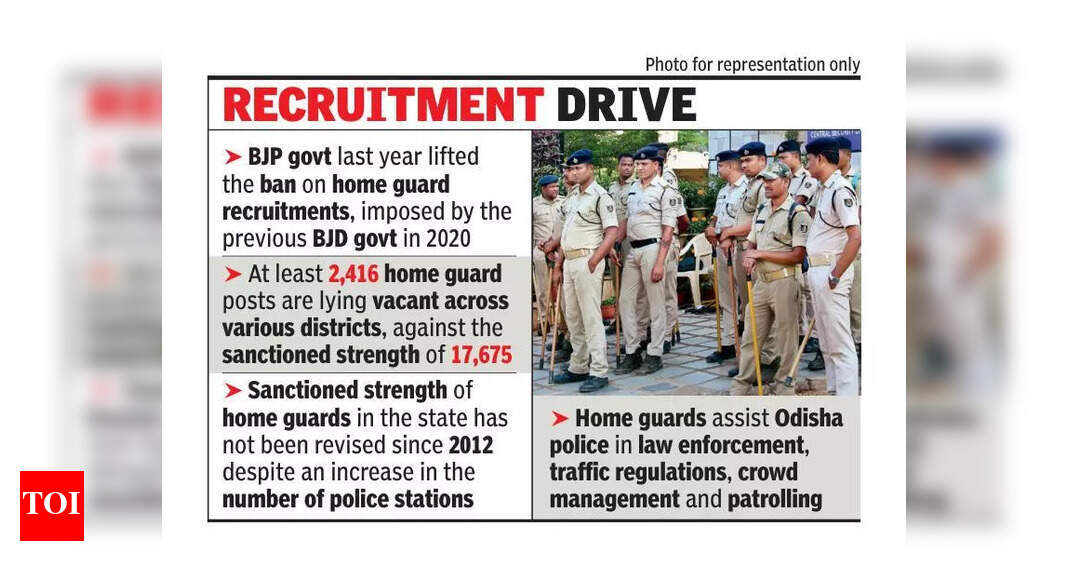 Govt sanctions 2,500 new home guard posts - The Times of India