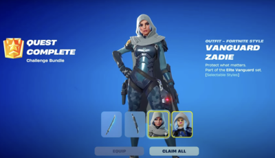 How to get the Vanguard Zadie skin and cosmetics in Fortnite for free ...