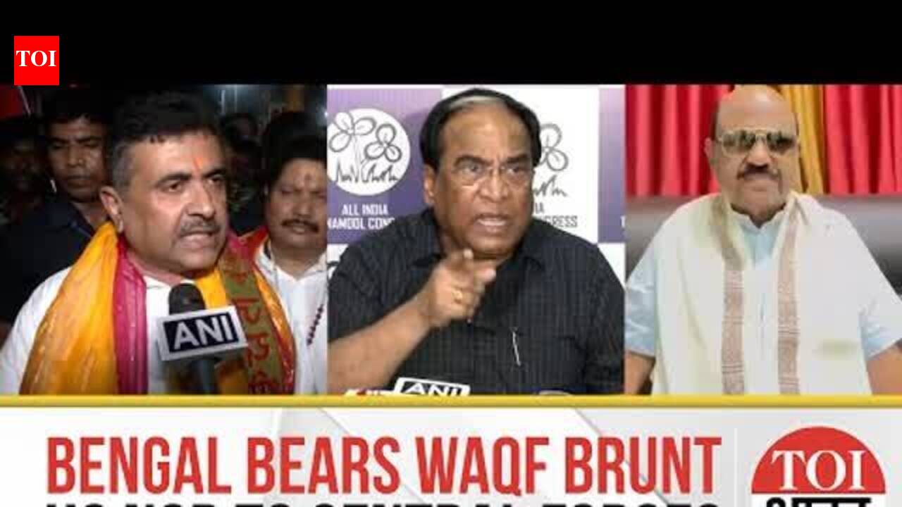 Waqf Protest Turns Violent in Bengal: HC Deploys Central Forces In ...