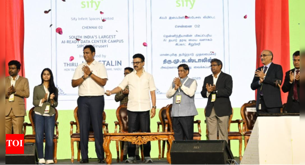 Sify Infinit Spaces opens 130 MW AI-ready data centre | Chennai News - The Times of India